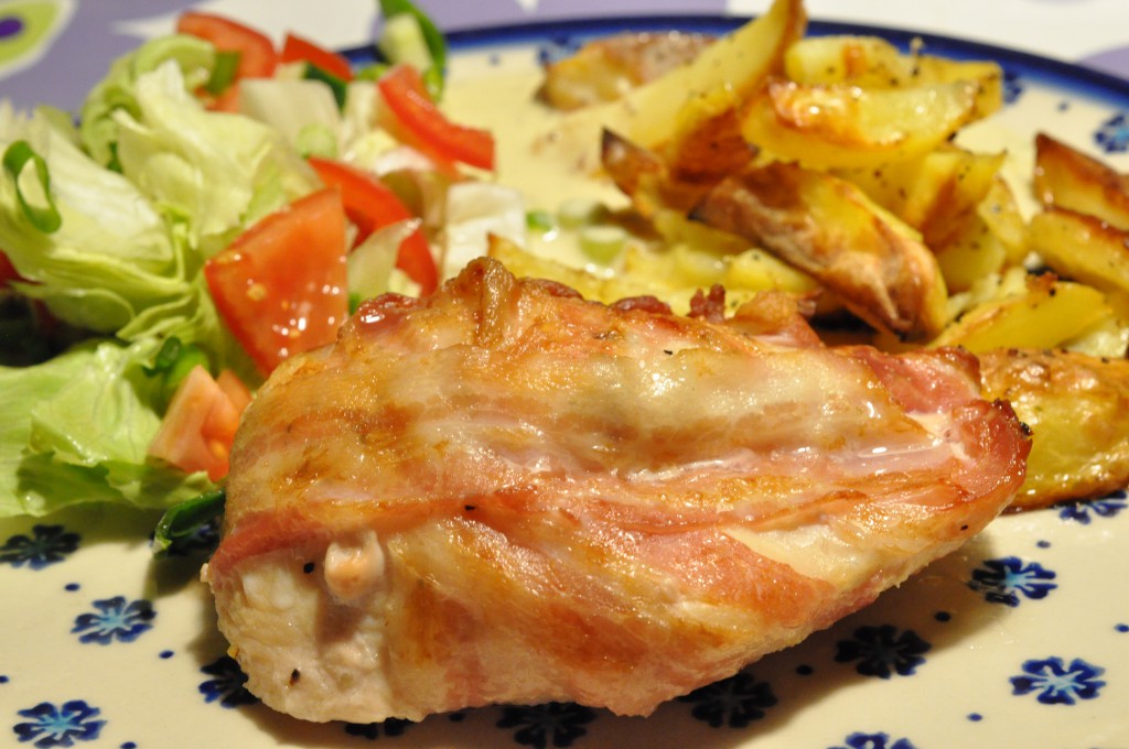 Kyllingefilet i ovn – kyllingebryst med bacon nogetiovnen.dk