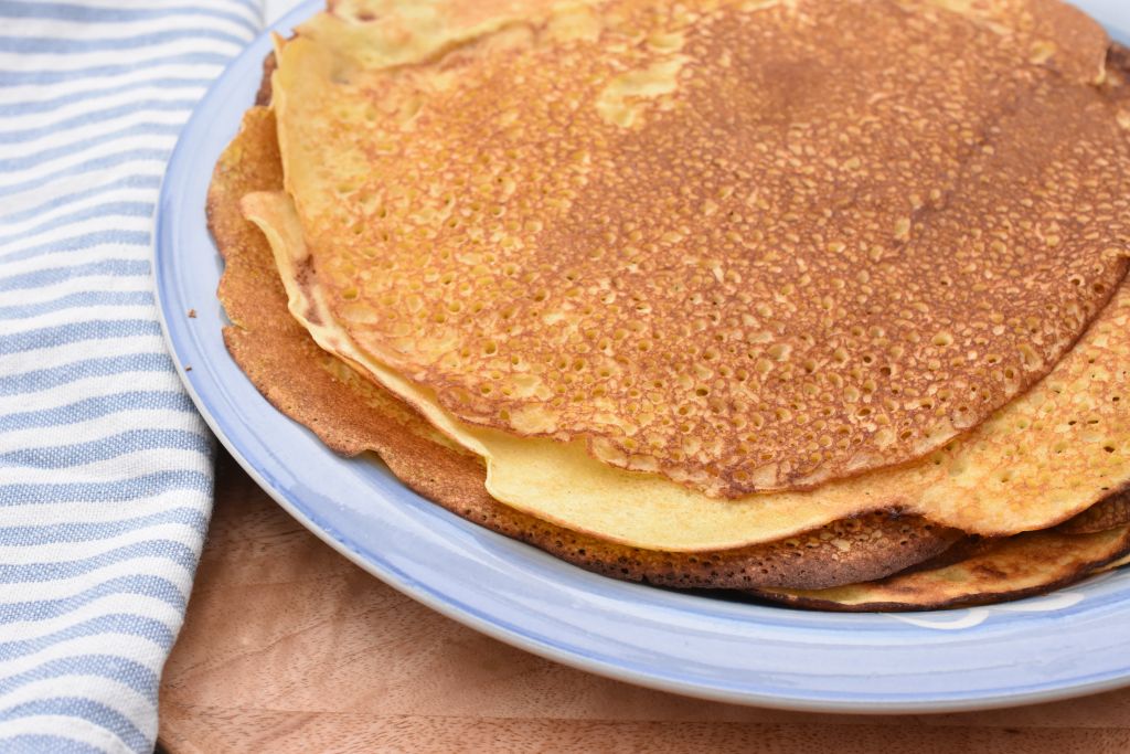 Majspandekager opskrift – glutenfri pandekager med majsmel