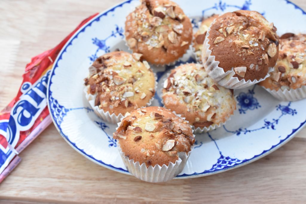Daim muffins – nem muffin opskrift med Daim chokolade